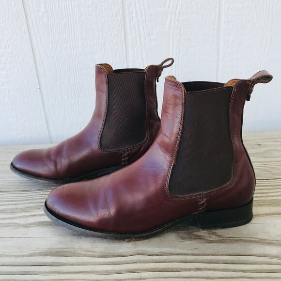 Frye | Shoes | Frye Melissa Womens Cognac Leather Chelsea Boots 7 B ...